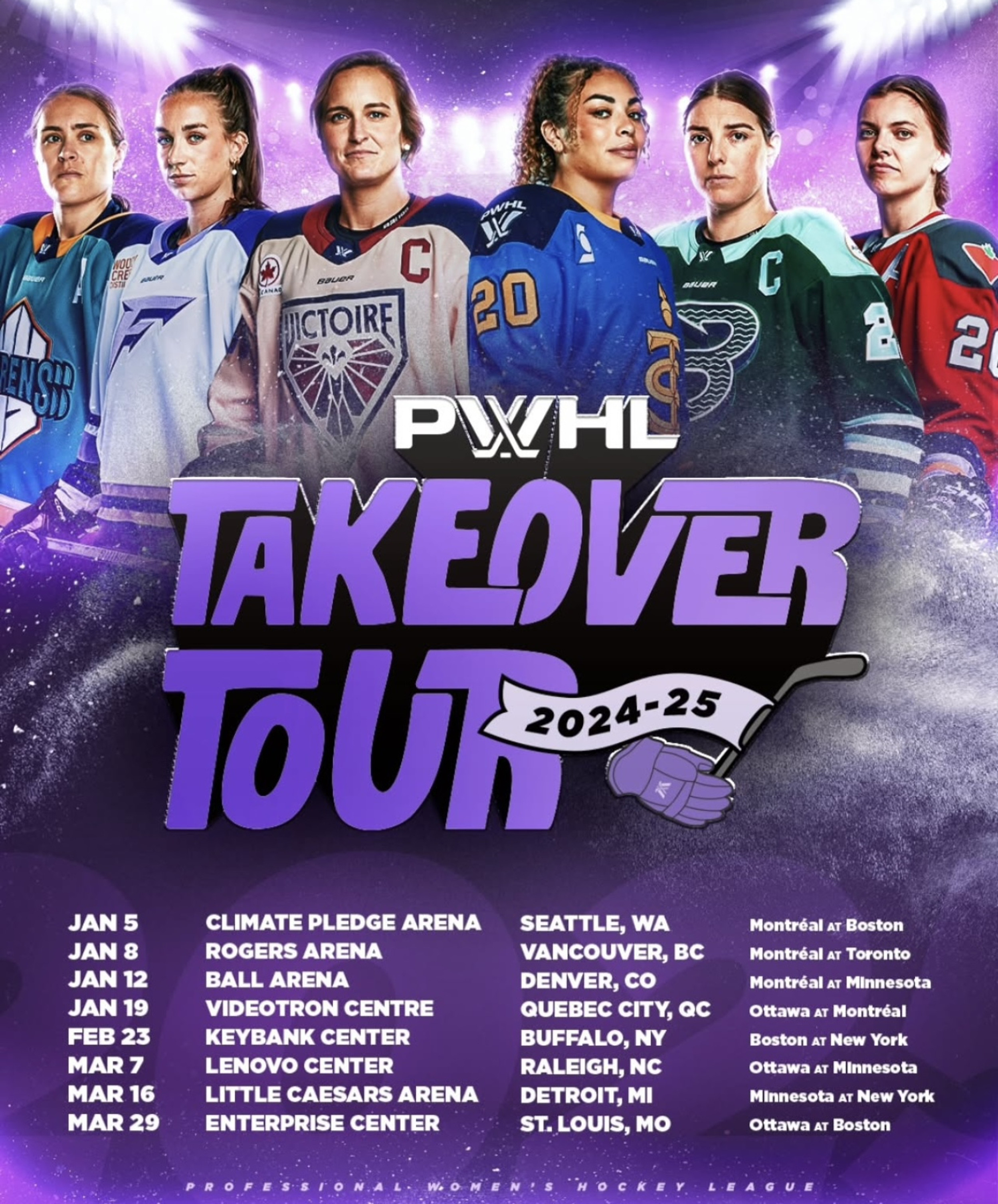 The Takeover Tour (PWHL's Version)