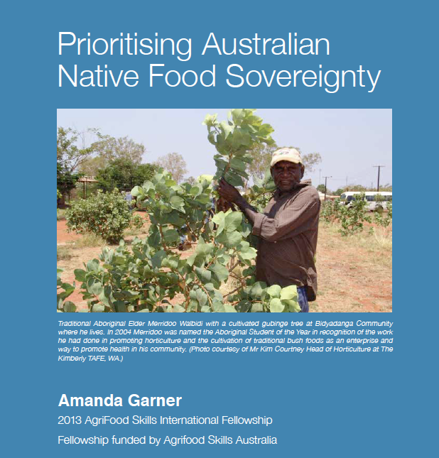 Agriculture, United States, Prioritising Australian Native Food Sovereignty