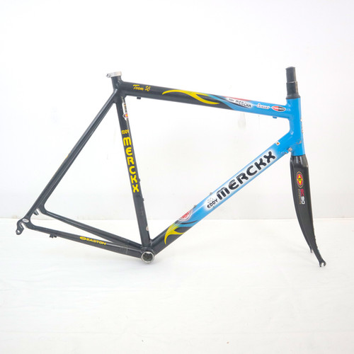 Eddy Merckx Team SC 55cm Aluminum Frame Handmade Carbon Chainstays Rim ...
