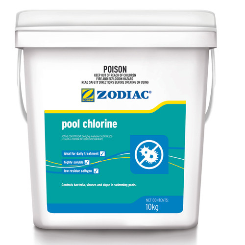 ZODIAC SPA CHLORINE 10KG | Cardinia Pool Servicing