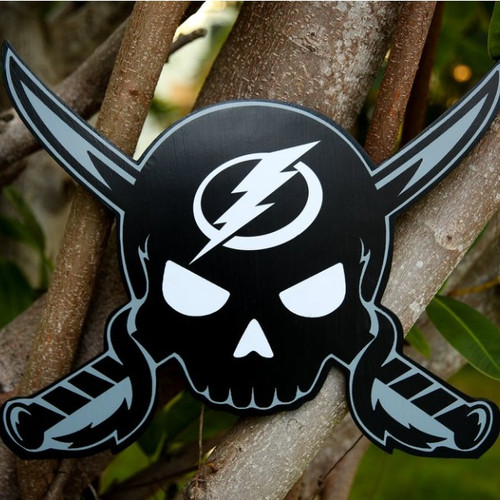 Arrgh Matey! Lightning Gasparilla Pirate Sign | Custom Salty Signs