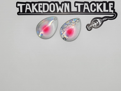 White/Pink Dot | TakeDown Tackle