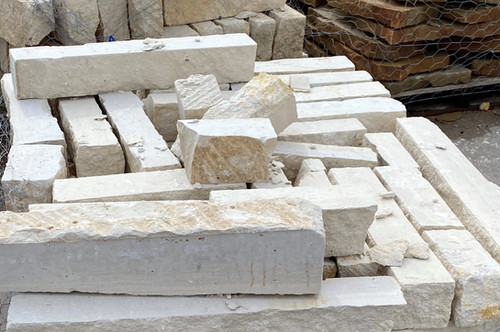 Chopped Limestone - Full Pallet | Dirt Cheap Mulch Co., Inc. | Texas