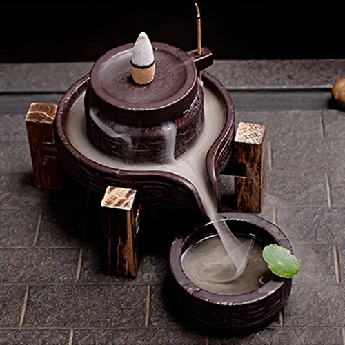 Ancient Chinese Stone Mill Incense Burner | AROMA DIVINE