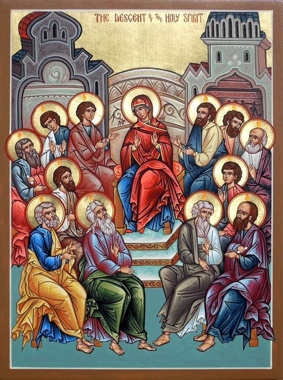 Pentecost—Trinity Sunday. Descent of the Holy Spirit on the Disciples
