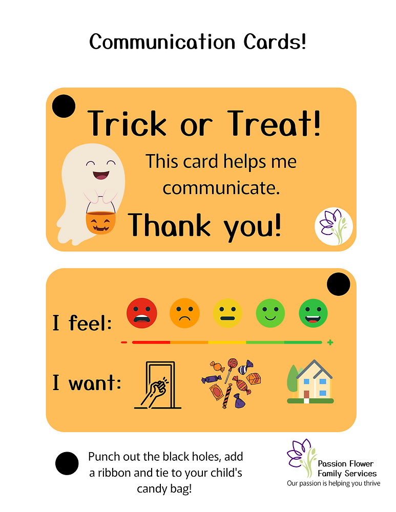 Free Halloween Communication Card