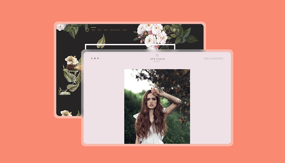 How to make a florist website with examples