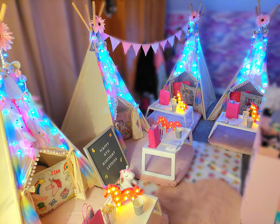 Themed Sleepovers | Cornwall Sleepover Teepee Hire