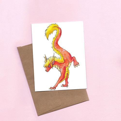 Red Dragon Card | Simply Invitational