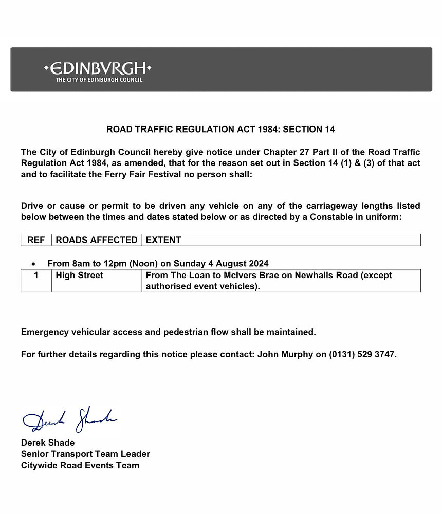 Traffic Orders