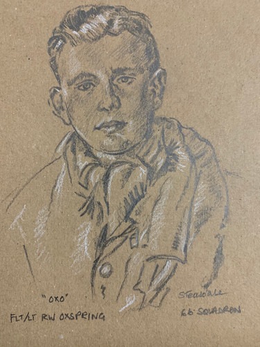 Battle of Britain Bobby Oxspring Signed Original Drawing Bookplate ...