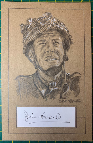 Major John Howard Pegasus Bridge D-Day Signed Original Drawing ...