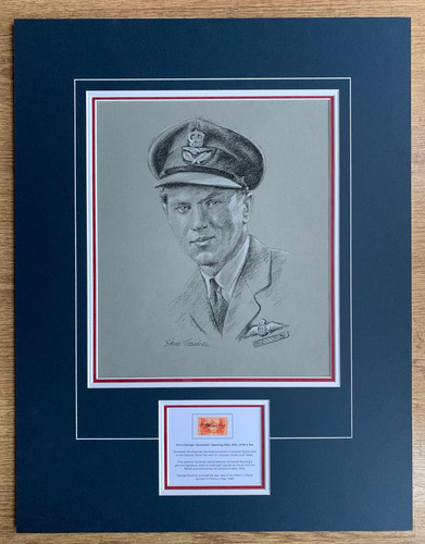 Incredibly Rare ‘Screwball’ Beurling Signature with Original Charcoal ...
