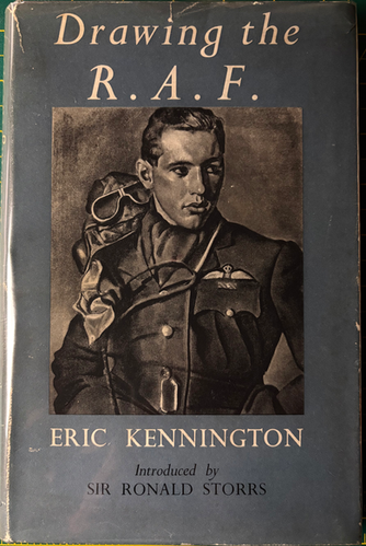 Drawing the RAF by Eric Kennington Signed Douglas Bader Original ...
