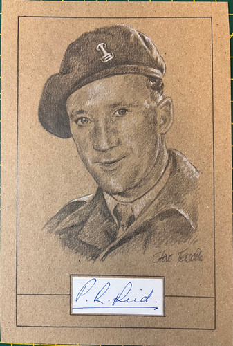 Colditz Home Run Escaper Pat Reid Signed Original Drawing Bookplate ...