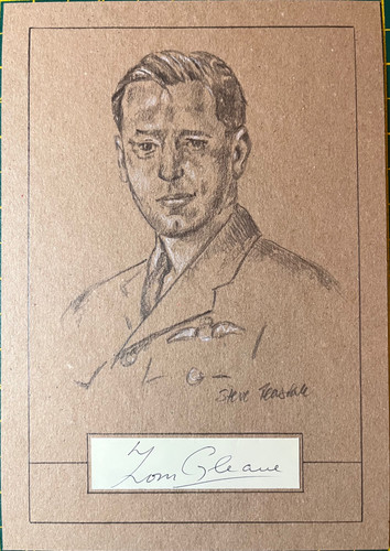 Battle of Britain Guinea Pig Tom Gleave Signed Original Drawing ...