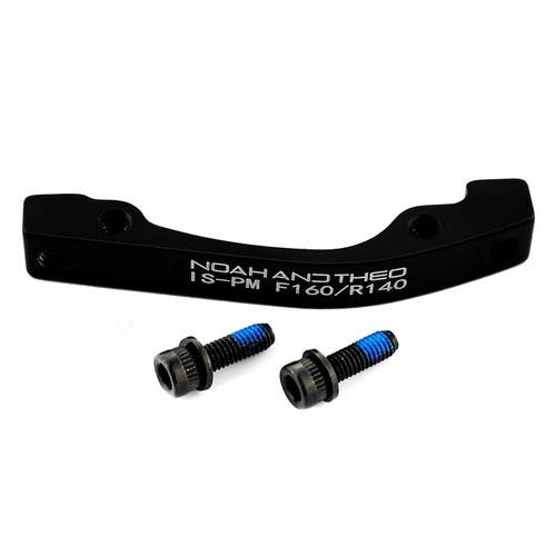 160mm FRONT IS/PM Disc Brake Adapter BLACK (International Standard ...