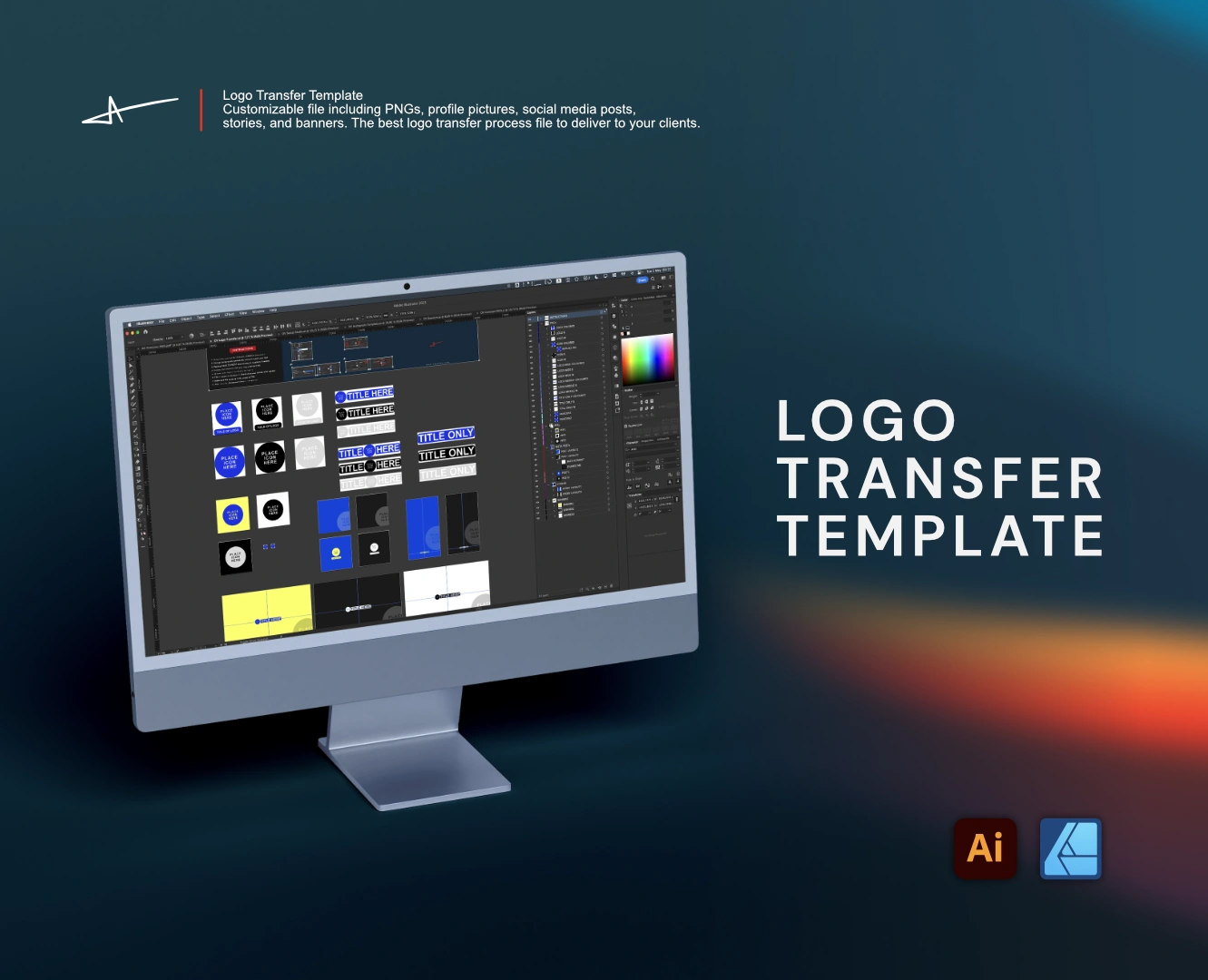 Logo Transfer Template | Atay Vayissov