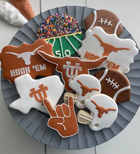 Hook 'Em Sugar Cookies (+mystery cookie) | Penny Royal Bakery
