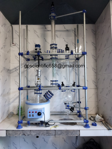 20 ltr Distillation Unit with Heating mental | GP Scientific Glass