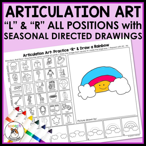 Articulation Art for L & R | Speech Hamster