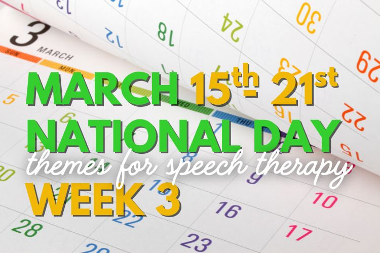 March National Days – Week 3: Creative Themes and Book Ideas