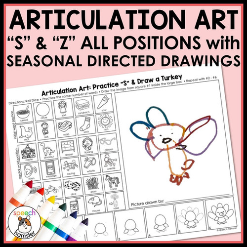 Articulation Art for S & Z | Speech Hamster