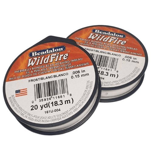 Wildfire Beading Thread - Frost | Beading Diva