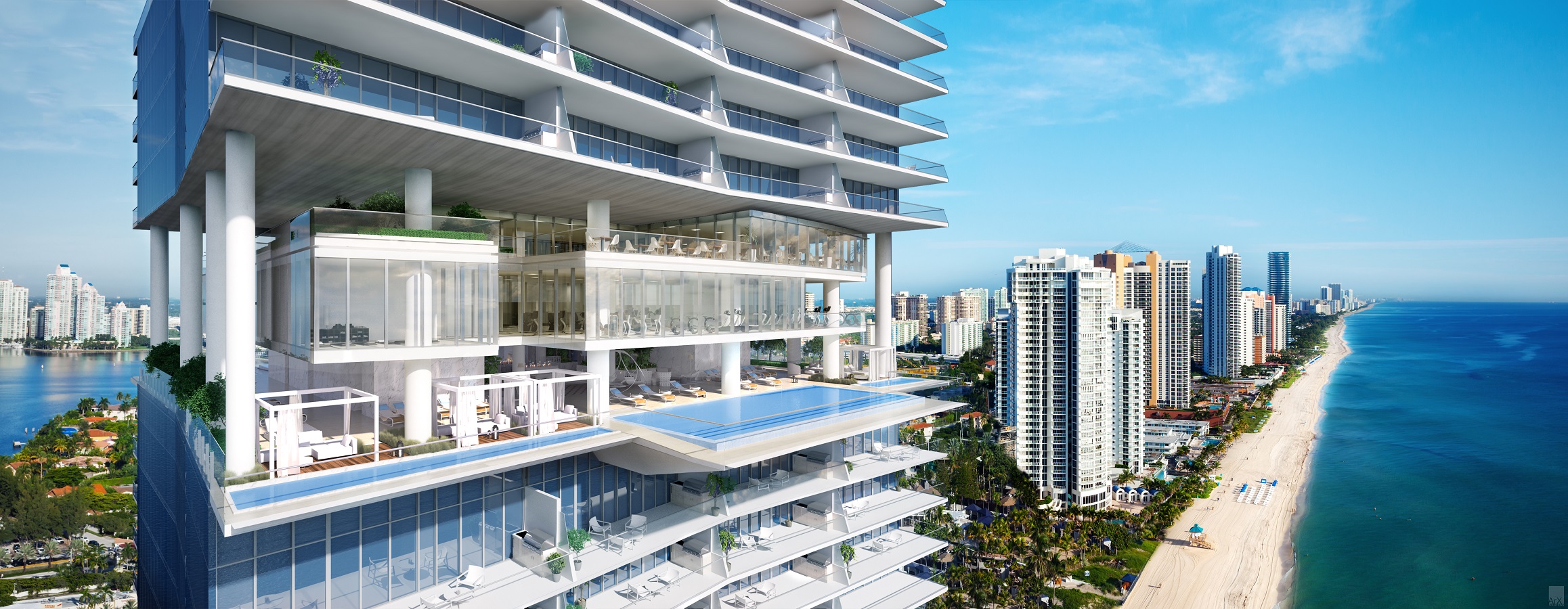 Luxury Penthouses in Miami Beach.