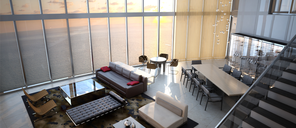 Luxury Penthouses in Miami Beach.