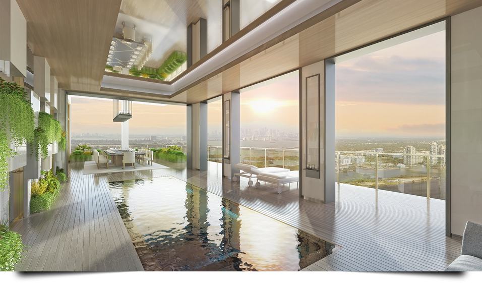 Luxury Penthouses in Miami Beach.