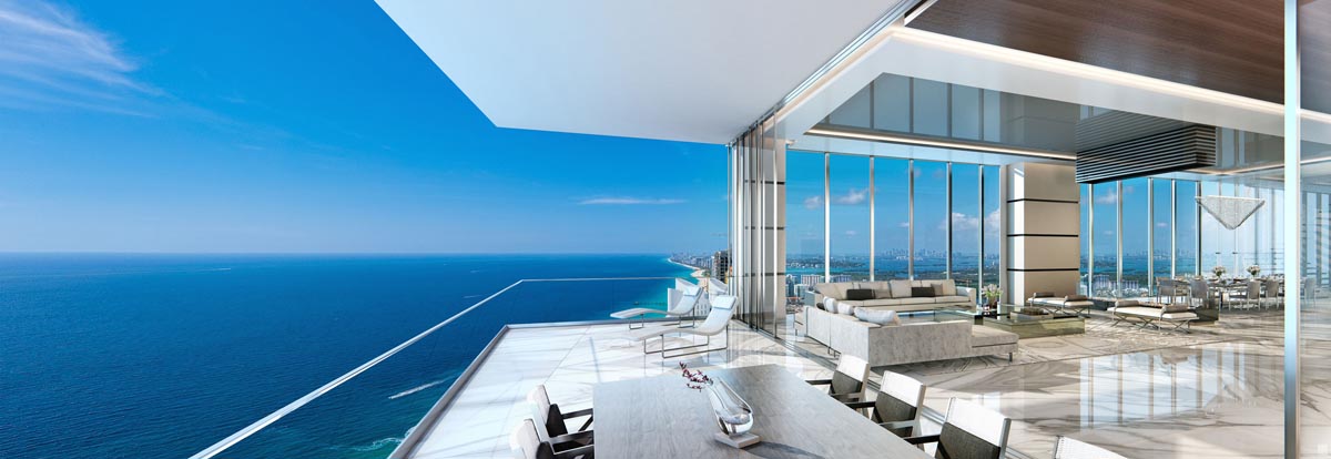 Luxury Penthouses in Miami Beach.