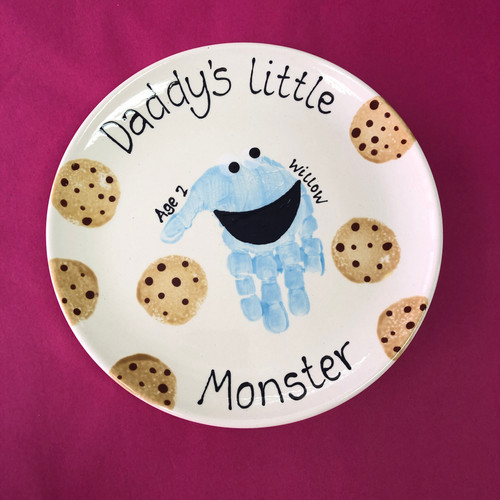Cookie Monster Plate | Crafty Monkey