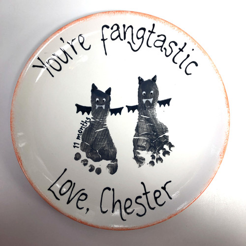 Footprint Bat Design | Crafty Monkey