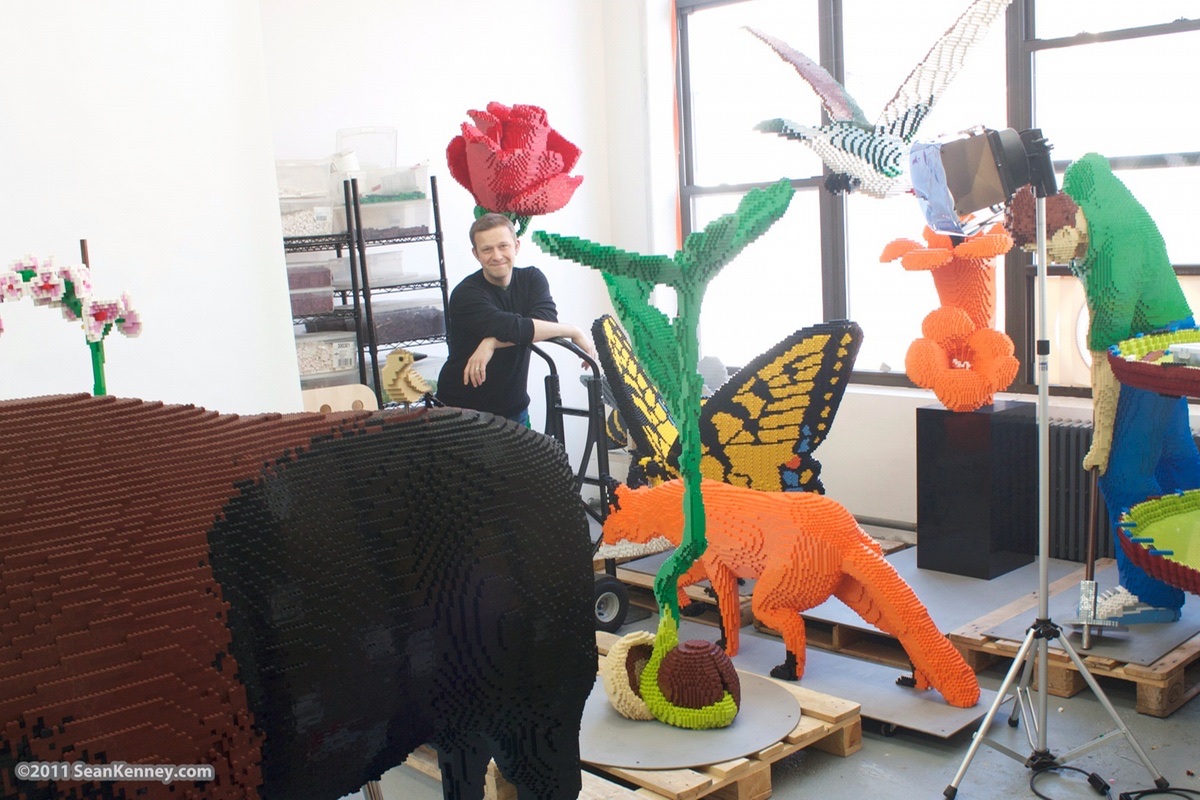 An Interview with Sean Kenney, artist who works with LEGO® Bricks