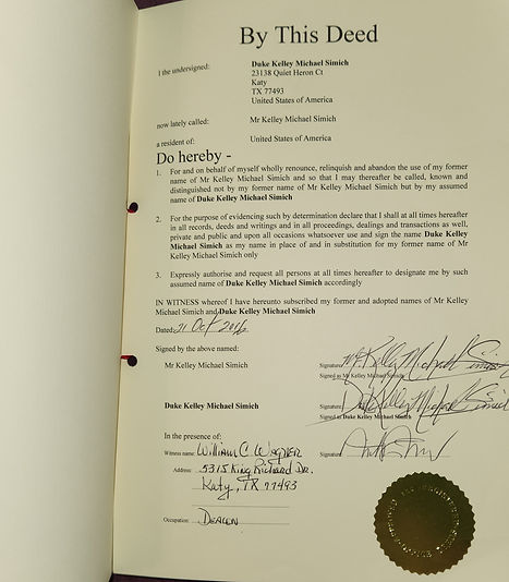 Duke of Coventry | Duke Kelley Michael Simich, Lord of the Manor of ...