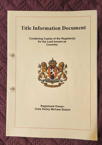 Duke of Coventry | Duke Kelley Michael Simich, Lord of the Manor of ...