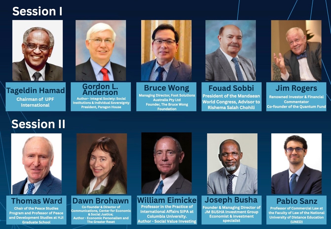 IAED Webinar: Building a Free, Fair and Just Global Economy