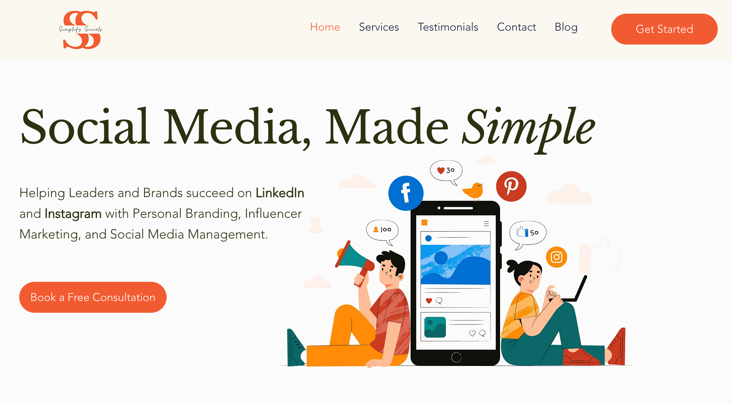 Simplify Socials | Social Media Marketing Agency for LinkedIn & Instagram