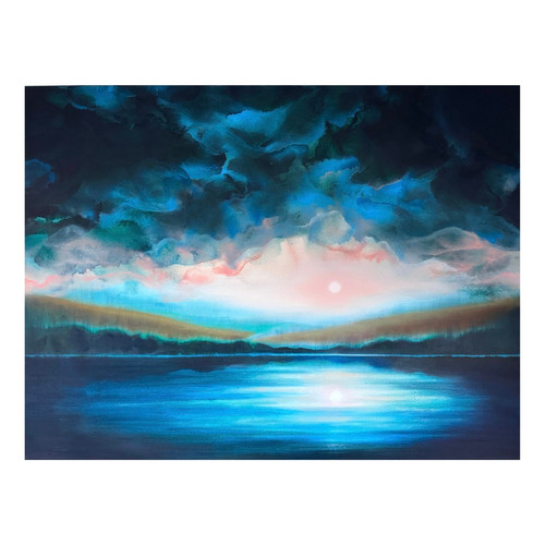 This Night Has Opened My Eyes -abstract landscape painting | Simone ...