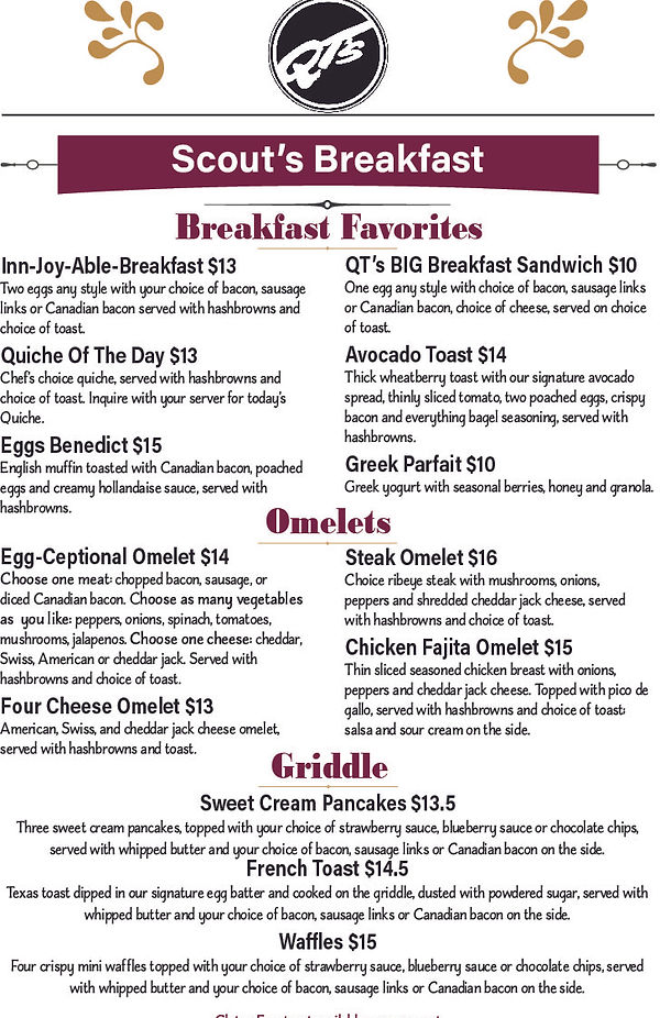 Breakfast | Cody QT's Restaurant