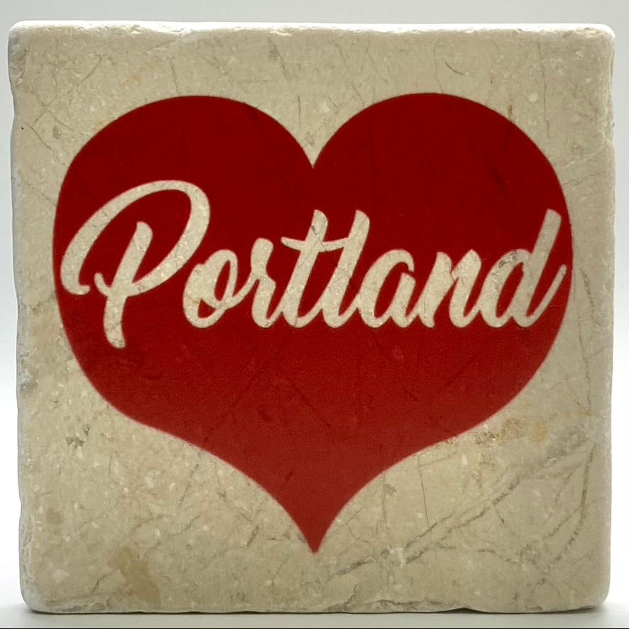 Red Heart Portland Coaster | Noomoon