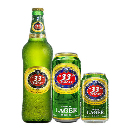 33 Export Premium Lager | Omnia Trading Ltd