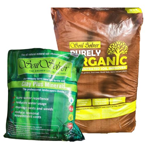 BAGGED BUNDLE - 9 x Clay Plus with 6 x Mature Compost | Soil Solver