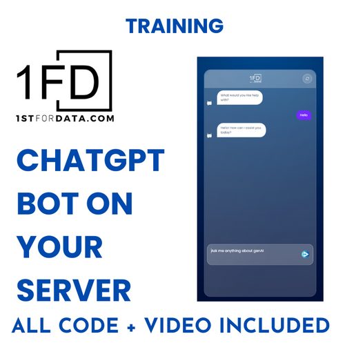 Build your own chatbot using Postman and chatGPT on your website | 1stForData