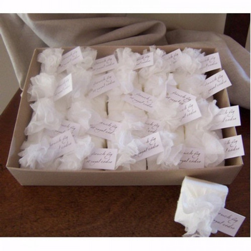 Guest Soap Counter Pack (24) French Fig & Royal Cedre | Morris Design Group