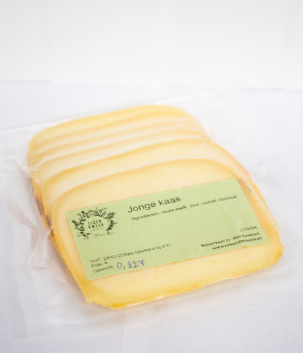 Sneetjes jonge kaas (type Gouda) | Vaneigenkweek