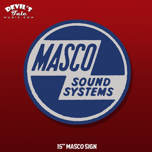 Masco Logo Sign Replica | Devils Tale Music