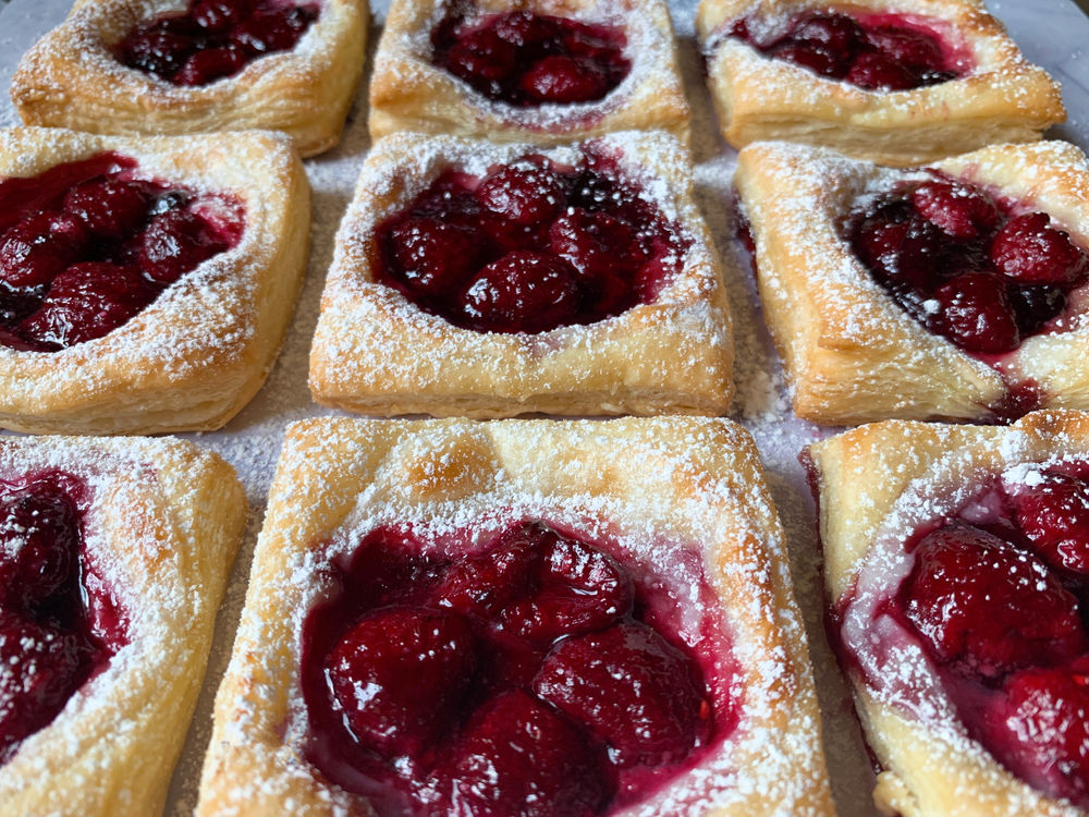 Fresh Berry Pastries
