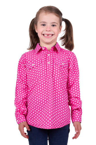 Hard Slog Girls Kelly 1/2 PLKT Shirt | Condamine Clothing